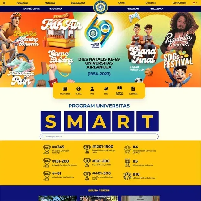 10 Contoh Website Universitas yang Menginspirasi Anda