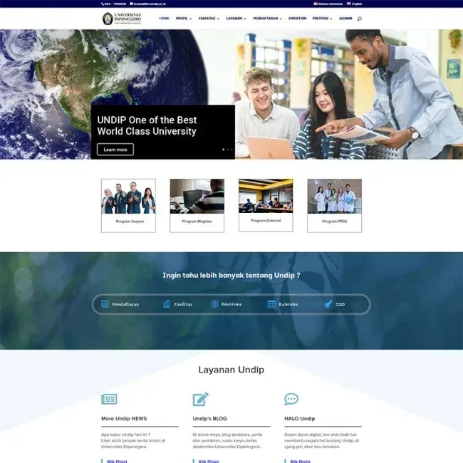 10 Contoh Website Universitas yang Menginspirasi Anda