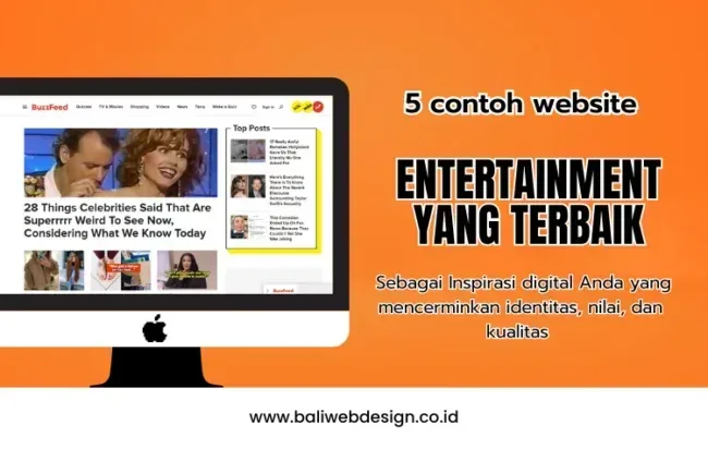 5 Contoh Website Entertainment: Desain Kreatif untuk Hiburan