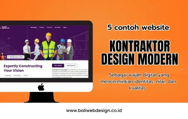 Contoh Website Kontraktor: Inspirasi & Tips Efektif